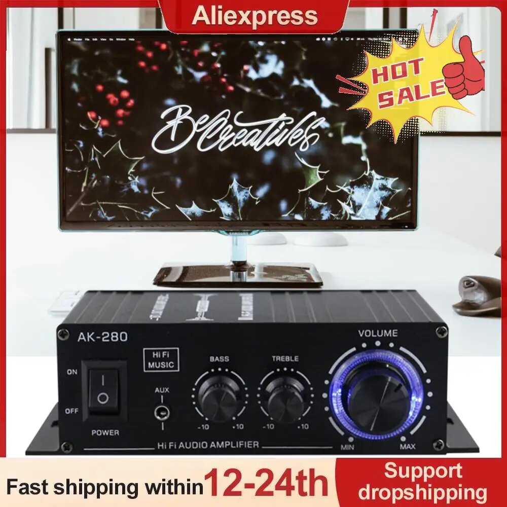 Shunmaii AK-280 усилитель сабвуфера 40 Вт