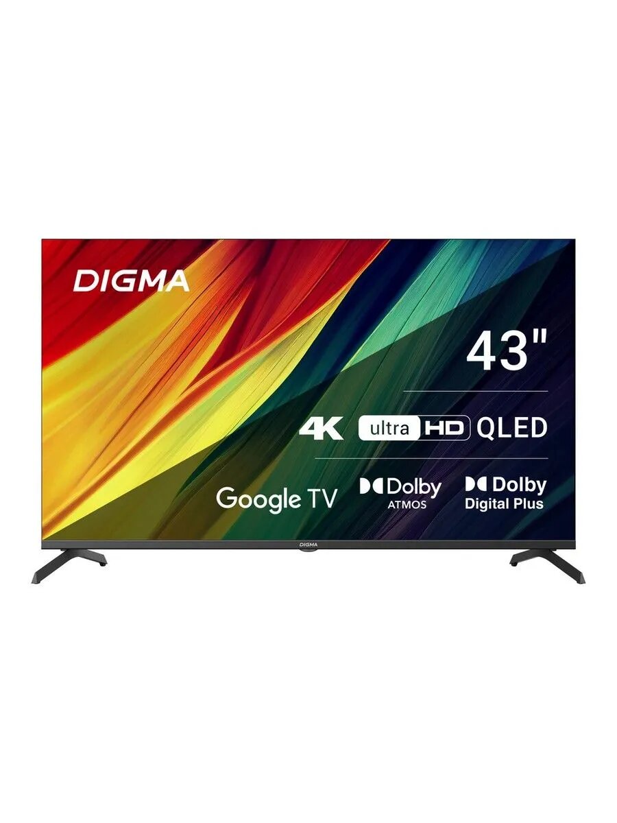 43" Телевизор Digma DM-LED43UQB31 Black