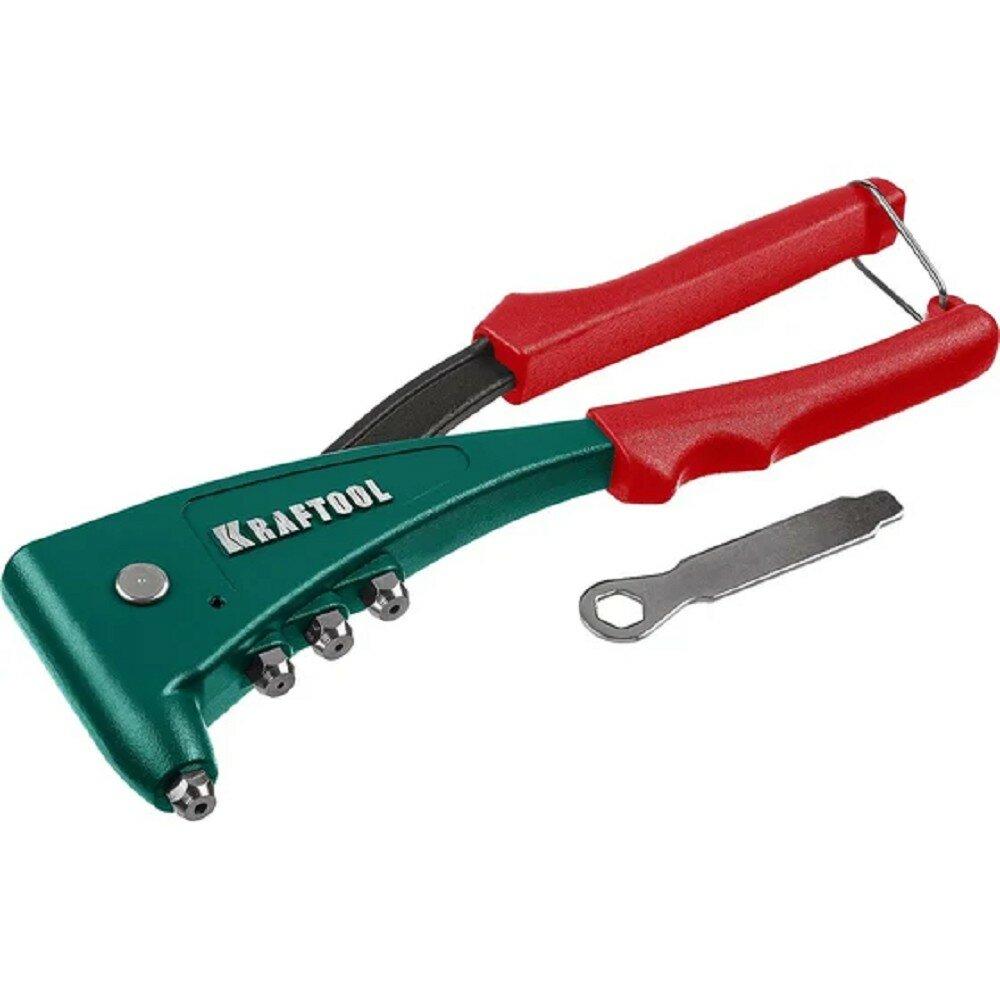 Kraftool Заклепочники Заклепочник с усиленным литым корпусом "KraftSteel" для заклёпок d 2,4 3,2 4,0 4,8 мм - алюминий и сталь, d 2,4 3,2 4,0 -