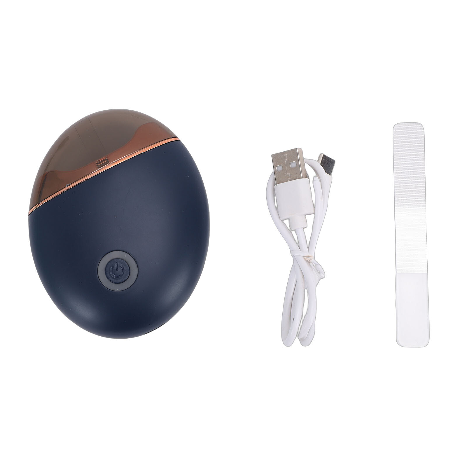 Автоматическая Машинка Для Стрижки Ногтей Тихий Электрический Триммер Для Ногтей Точильщик Безопасный Антищипковый Перезаряжаемый Резак для Ногтей для Дома Темно-Синий