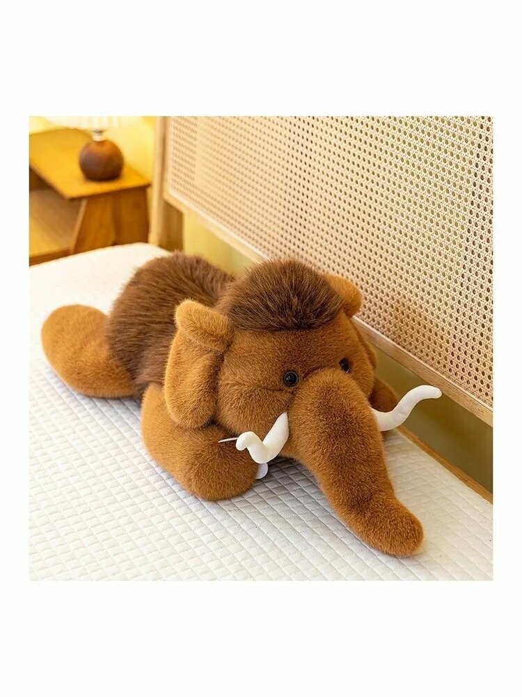 Mammoth мягкая плюшевая игрушка с короткой шерстью для детей день рождения подарок и декор для игр 50см