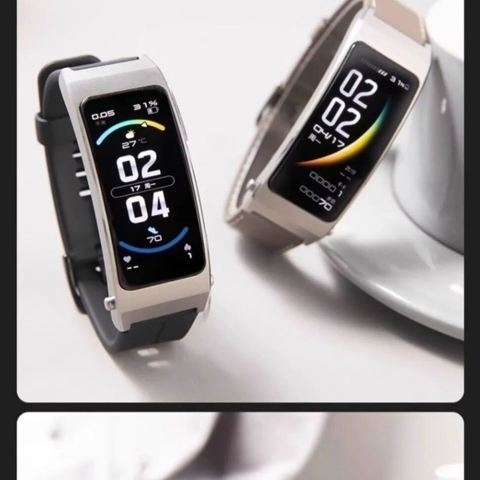 HUAWEI Умные часы B7, умные часы с GPS, цвет черный, bluetooth, защита от воды, каучук, до 7 дней работы — фото 1