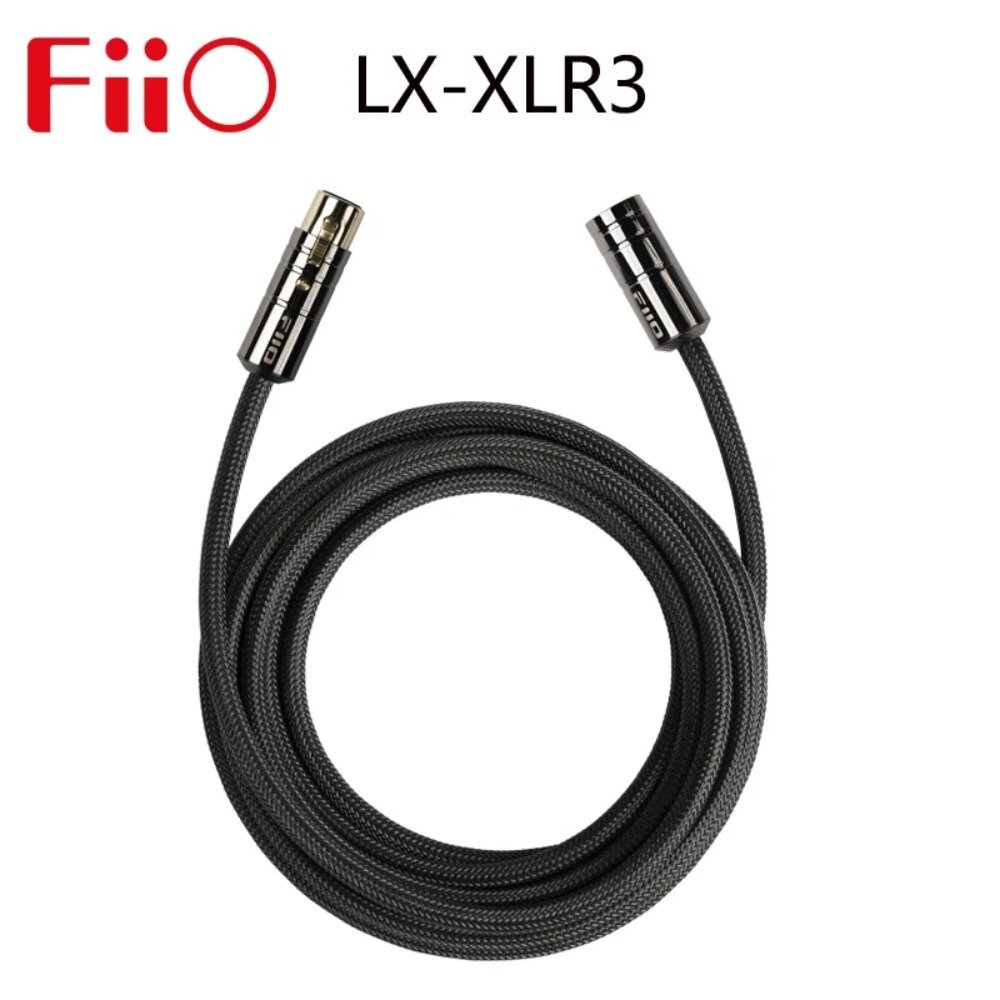 FiiO LX-XLR3 2025 Аудиокабель XLR с 3-контактным разъемом от мужчины к женщине