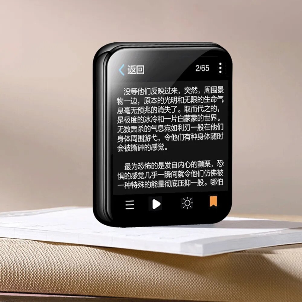MP3-плеер, черный, с Bluetooth 5.4, 1,96-дюймовый Ж-дисплей высокой четкости, камера, слот для карт microSD — фото 1