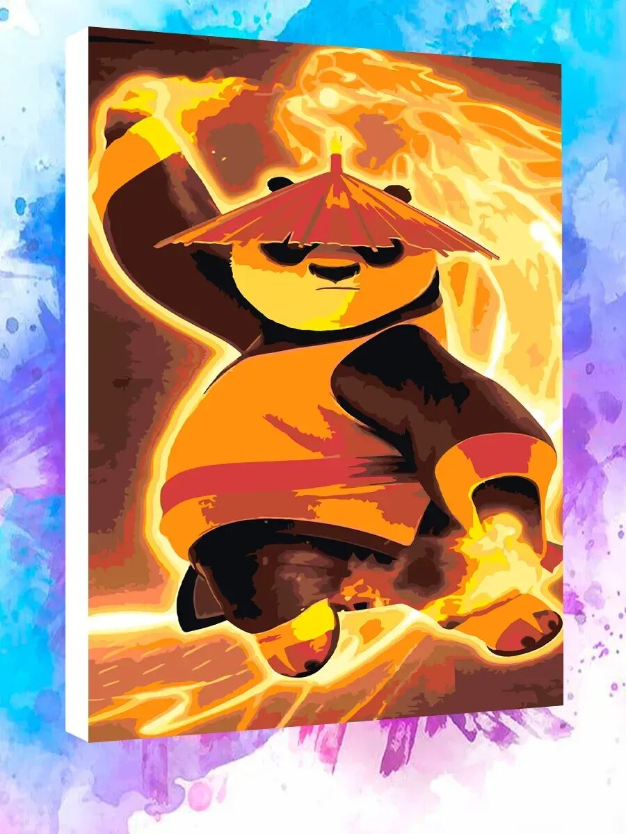 Картина по номерам Кунг-фу Панда Disney