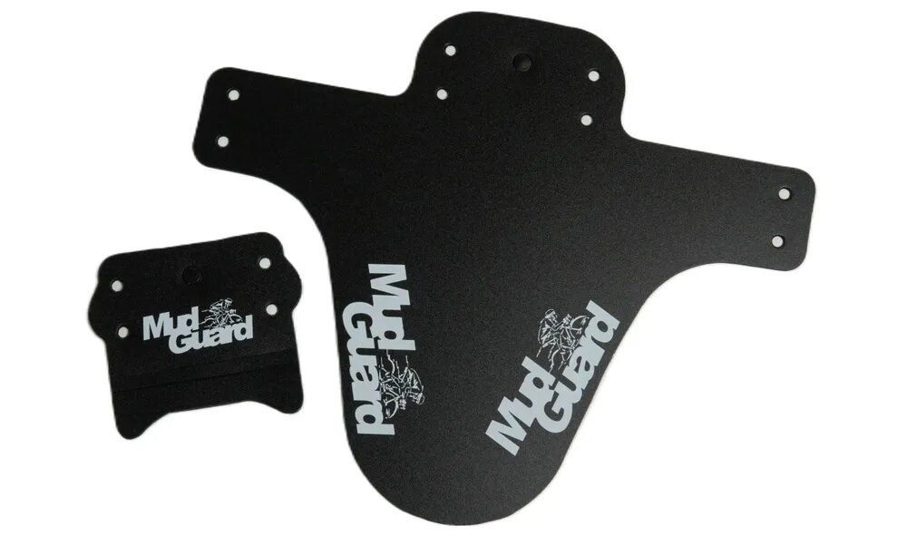 Универсальное велосипедное крыло MudGuard для вилки и задних перьев 20 дюймов, эластичный материал, черного цвета