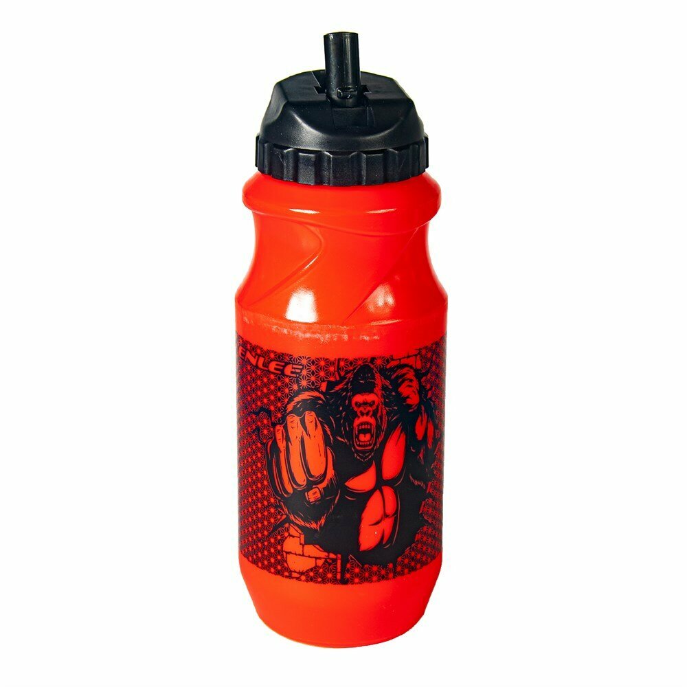 Велобутылка Enlee RR-20 Gorilla Red 0,6 л, пластиковая красная