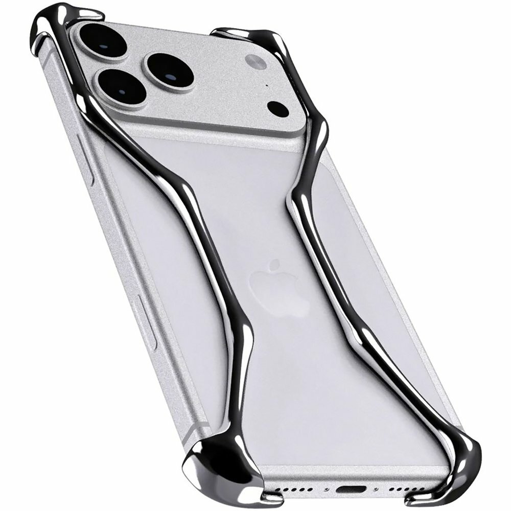 Чехол YNOT Limited Shell для iPhone 17 Pro серебристый — фото 1