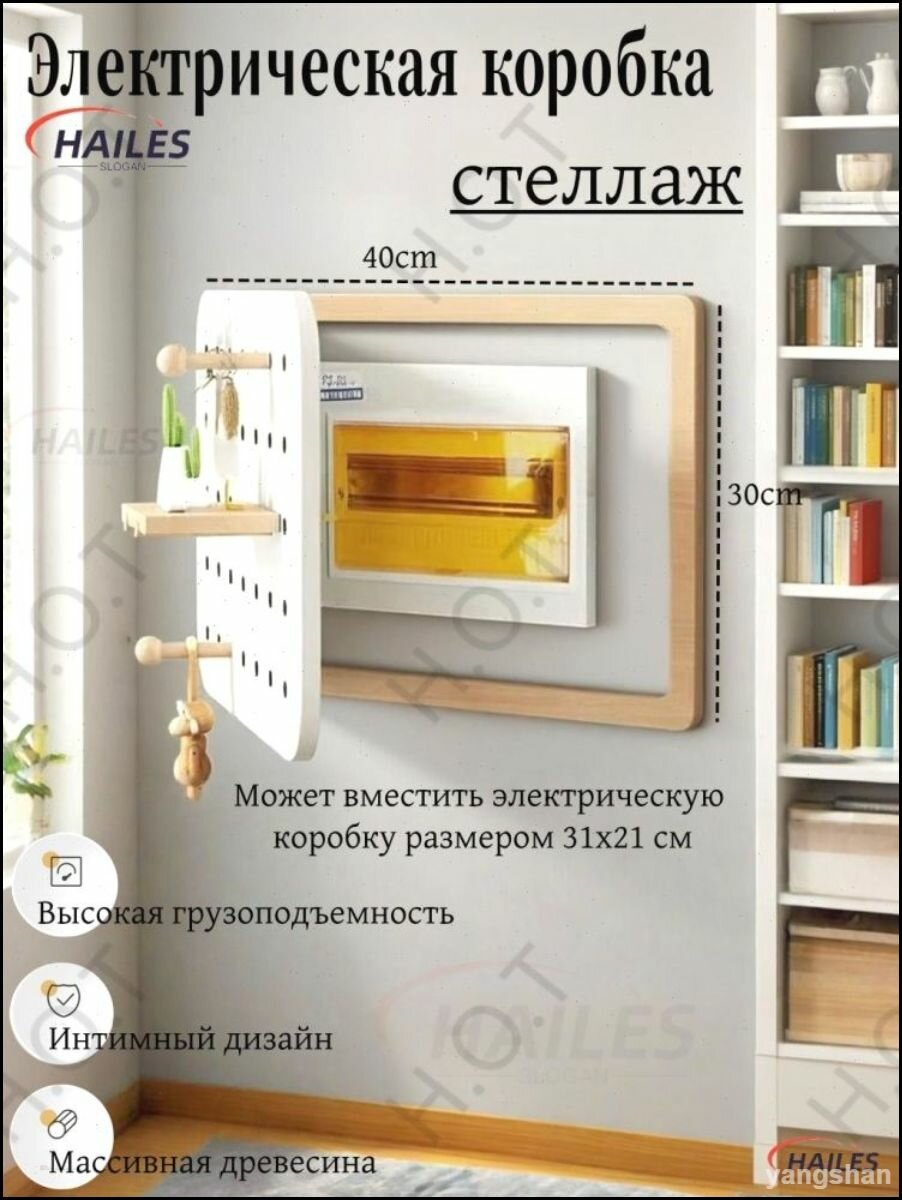 Крышка электросчетчика(Можно хранить), внутренняя электрическая панель, распределительная коробка для ресторана, 40*30 см