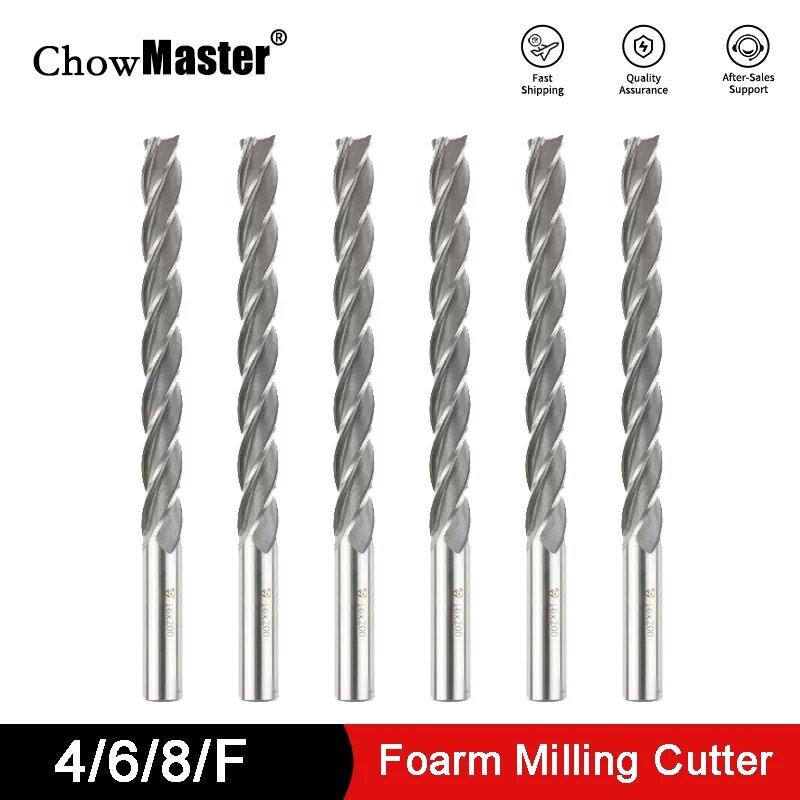 Фреза для пенопласта Chowmaster 4/6/8 канавок 6x50x6x100-4F