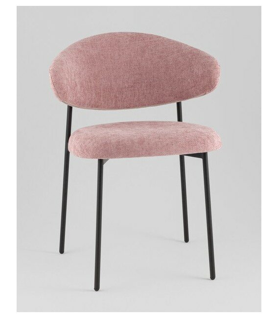 Стул Эльбасан шенилл пыльно-розовый