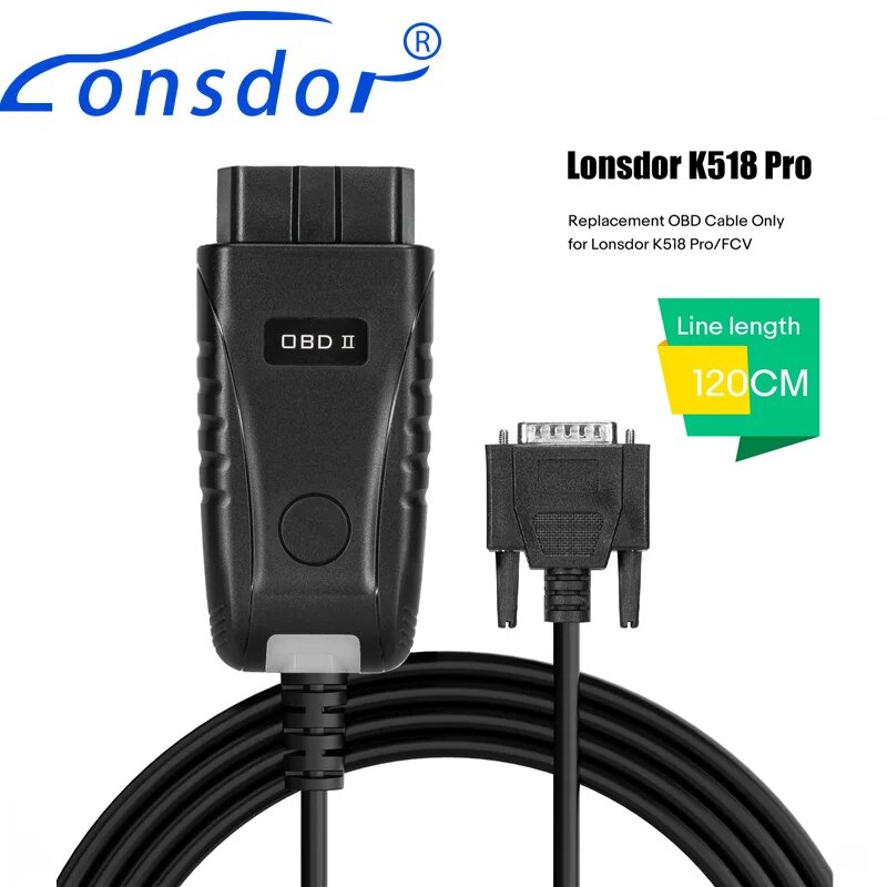 Кабель OBD Lonsdor, используемый только с полной версией Lonsdor K518Pro/версией K518Pro FCV