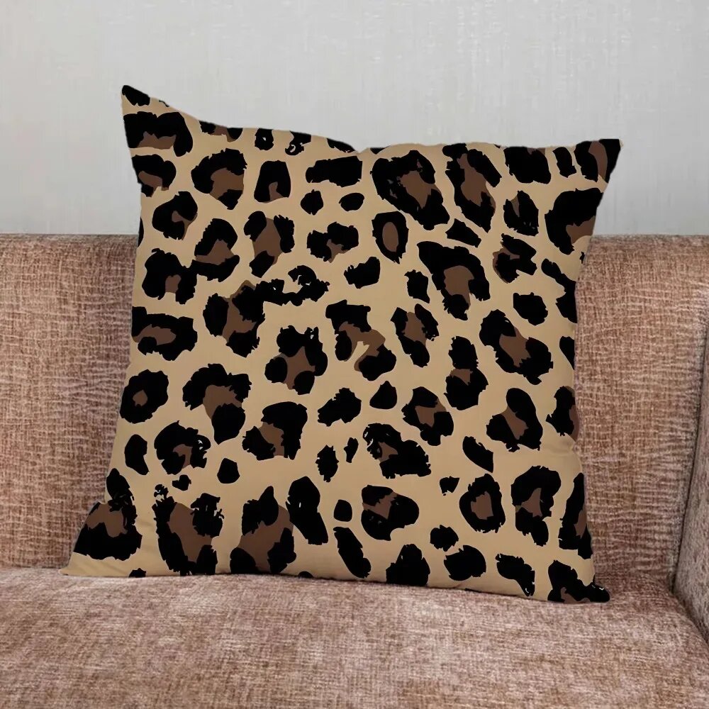 Наволочка Pink Leopard Pattern 40x40/45x45/50x50/60x60 cm Polyester 40x40cm, 5