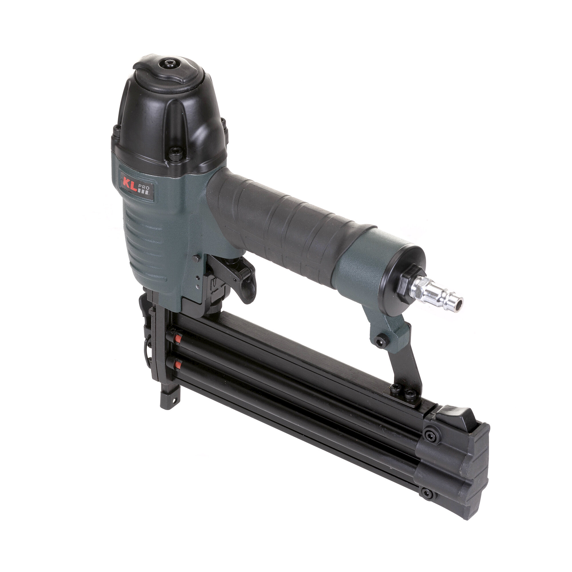 Профессиональный пневматический степлер/нейлер KLPRO KLCT50F (емкость 100 гвоздей, диаметр 1,25мм, длина 20-50мм)