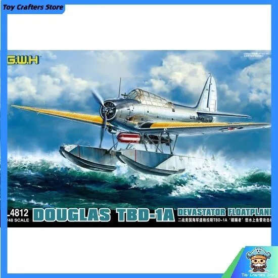 Сборная модель самолёта Douglas TBD-1A "Devastator" Floatplane 1/48 Great Wall Hobby L4812