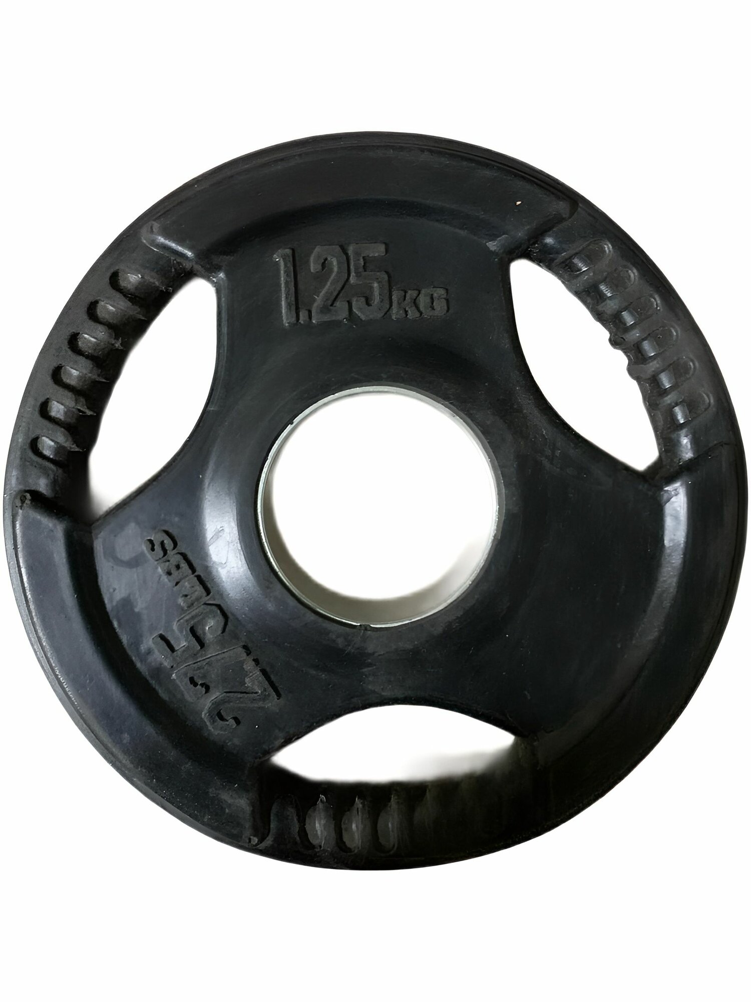 Диск для штанги обрезиненный черный d-51 2.5 кг