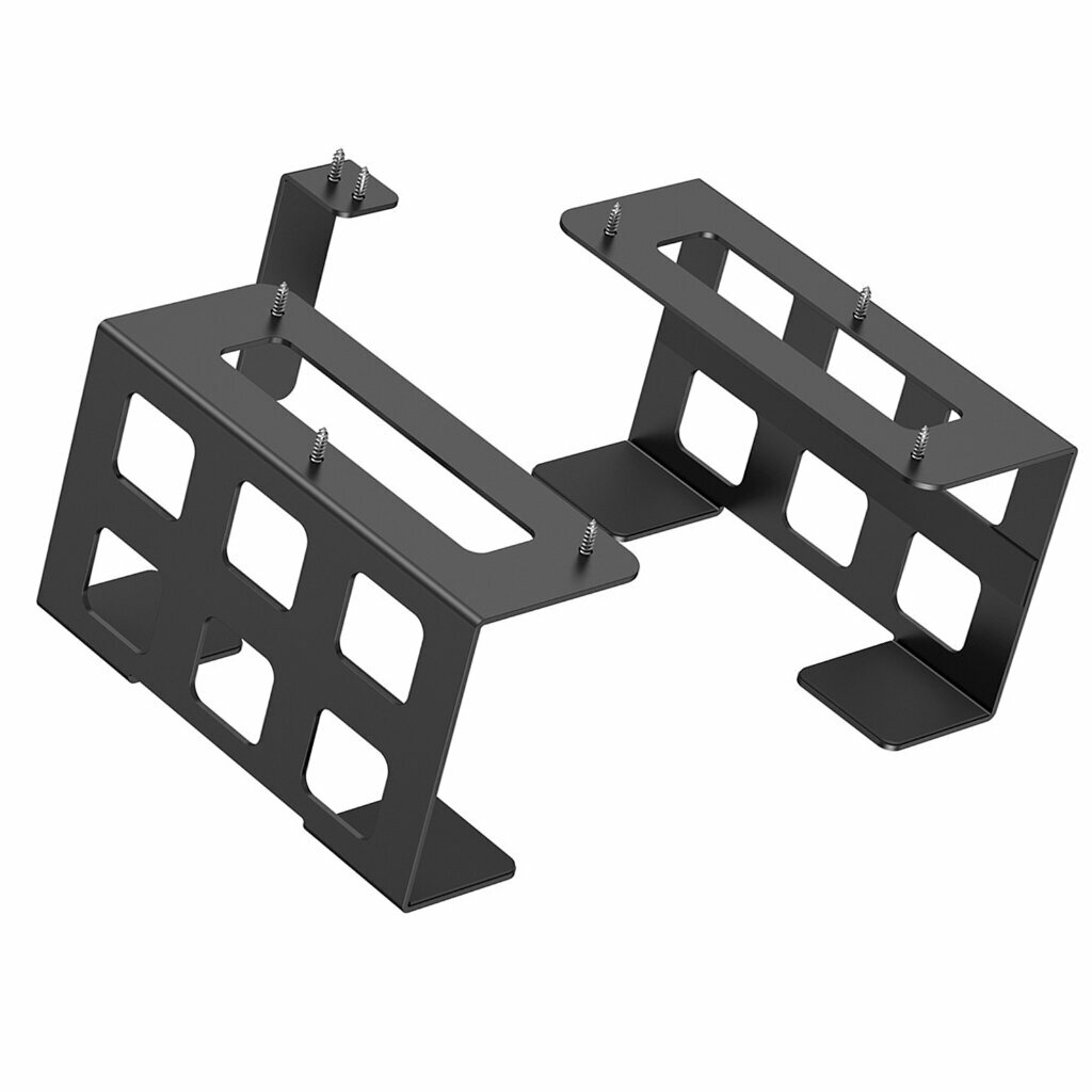 Прочный Алюминиевый Держатель Под Столом для Компьютерных Аксессуаров И Небольших Устройств