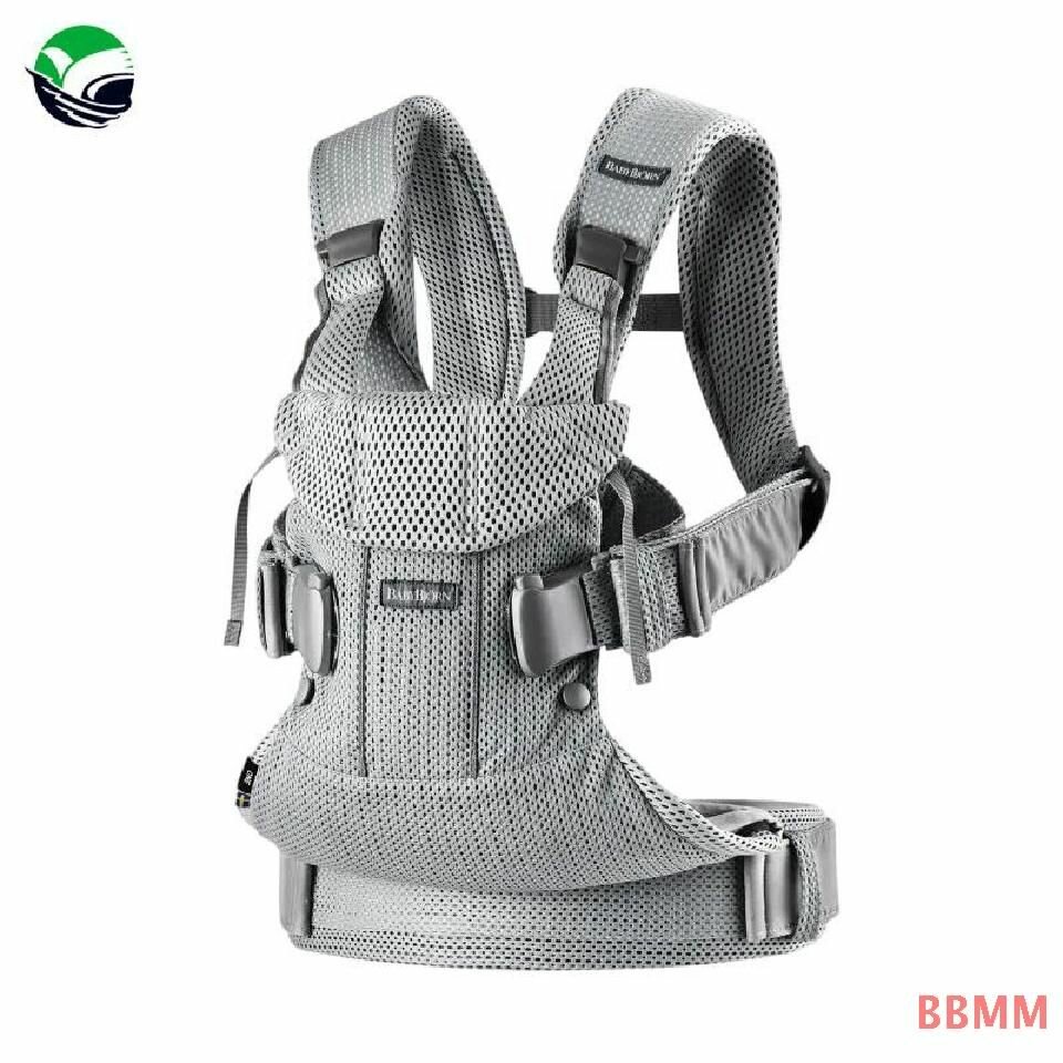 Слинг-эргорюкзак BabyBjorn One Air 3D Mesh для переноски ребенка с рождения и до 3 лет, 3 положения, светло-серый