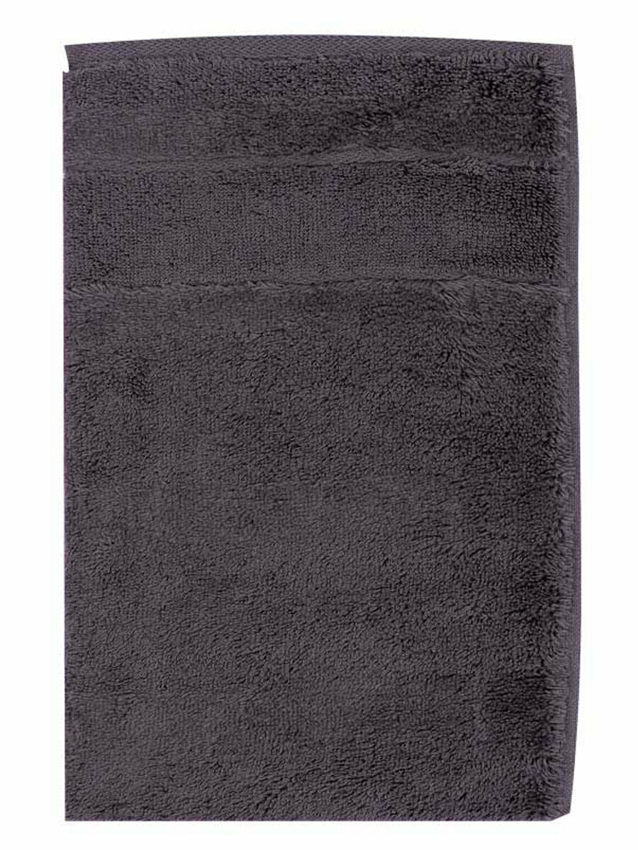Полотенце махровое Cawo Noblesse 50x100см, антрацит, плотность 550 г/м2