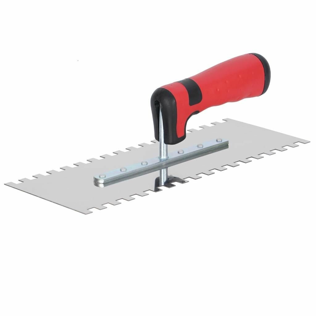 Шпатель из нержавеющей стали-1145S с левыми и правыми квадратными зубьями 8x8