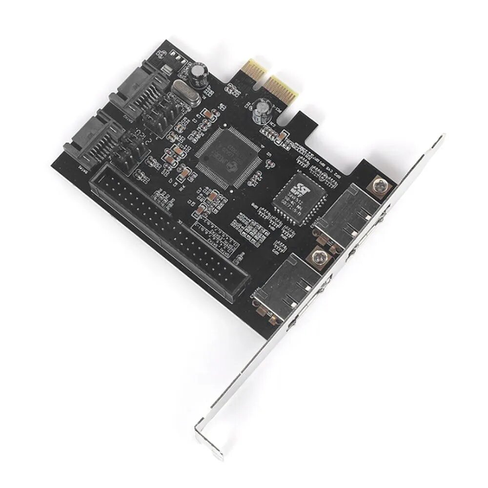 PCI Express JMB363 PCI-E PCIe на 2 порта SATA IDE eSATA Адаптер-конвертер. Кабель 1.5 м