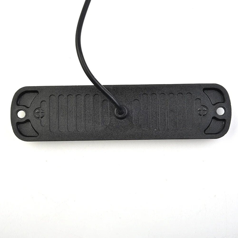 Автомобильный светильник, стробоскопы, 6 светодиодных полос, автомобильные линзы, пластиковые красные замены, 12 В-24 В постоянного тока, прозрачный, 18 Вт, ультратонкий, 333 мА