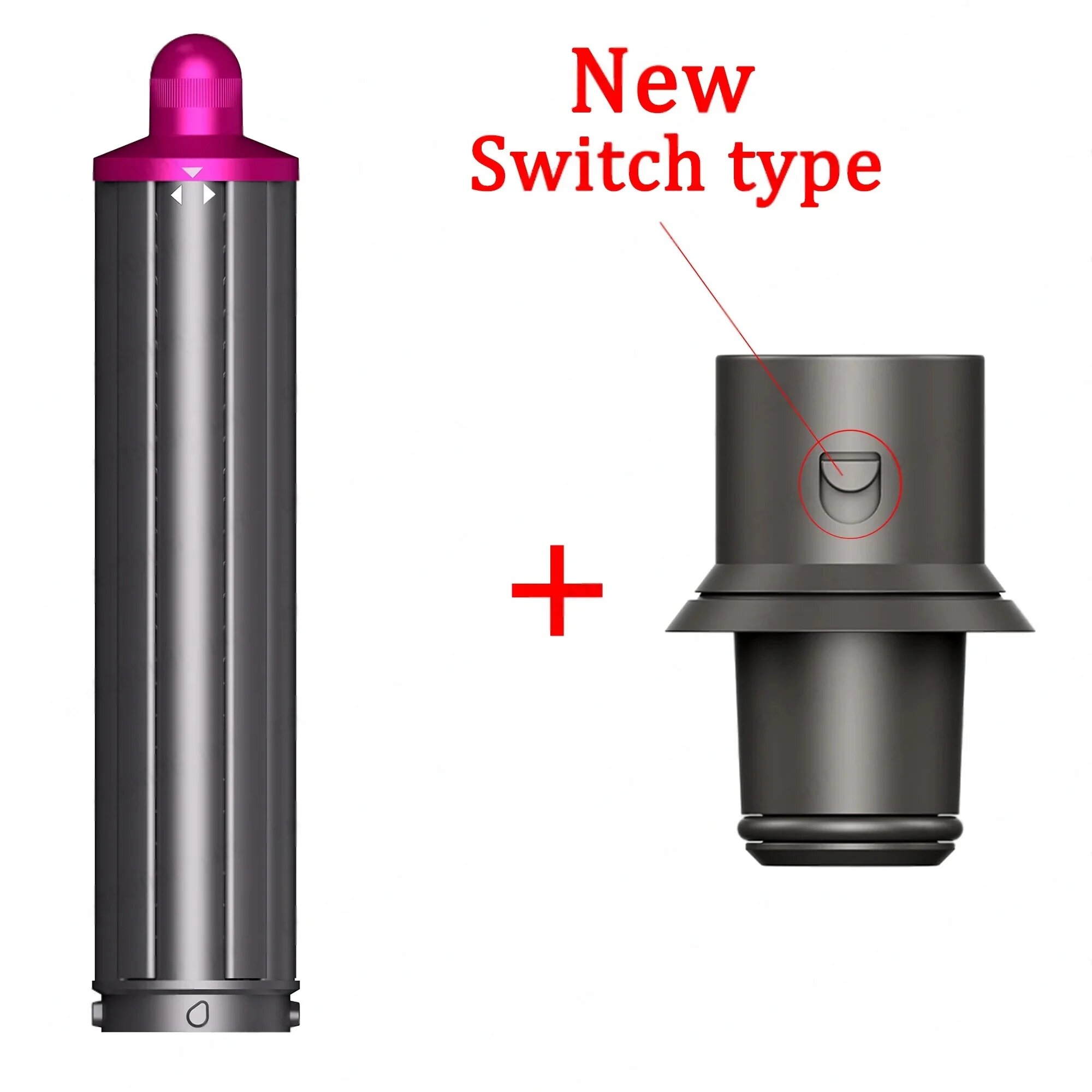 Насадка для завивки волос 40 мм для Nural HD16 HD15 new switch 40mm rose