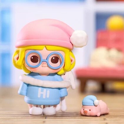 POP MART Minico Series Фигурка Hi Goodnight, 12 см, Коллекционная игрушка, Высокое качество, Подарок на День детей