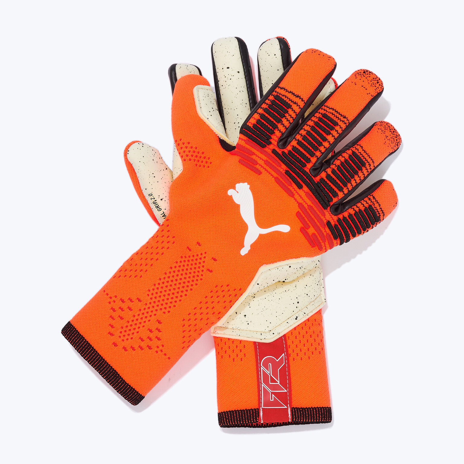 Перчатки вратарские Puma Future Ultimate NC 04212101, размер 9.5, Красный - Оранжевый