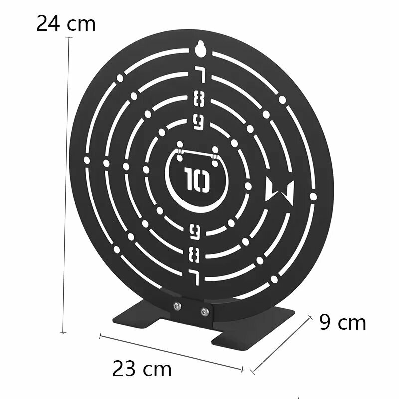Тренировочная Железная Мишень Для Стрельбы. Круглая Металлическая Мишень Для Стрельбы. Подходит Для Пневматических Пистолетов
