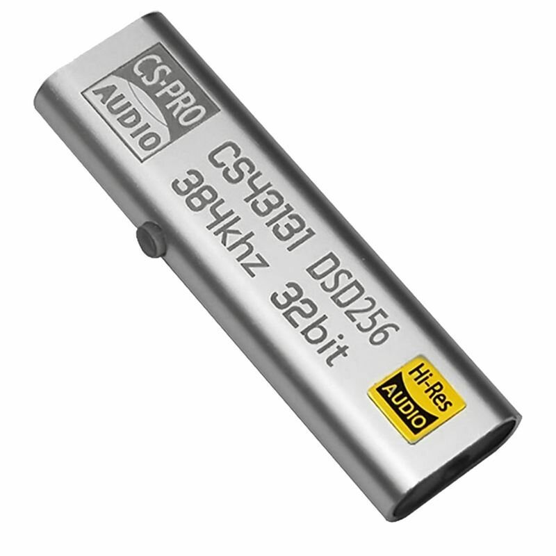 Декодер DSD256 типа C на 3,5 мм для усилителя наушников Android, адаптер ЦАП, портативный USB Logic Hi-Fi для ПК на базе Windows 10