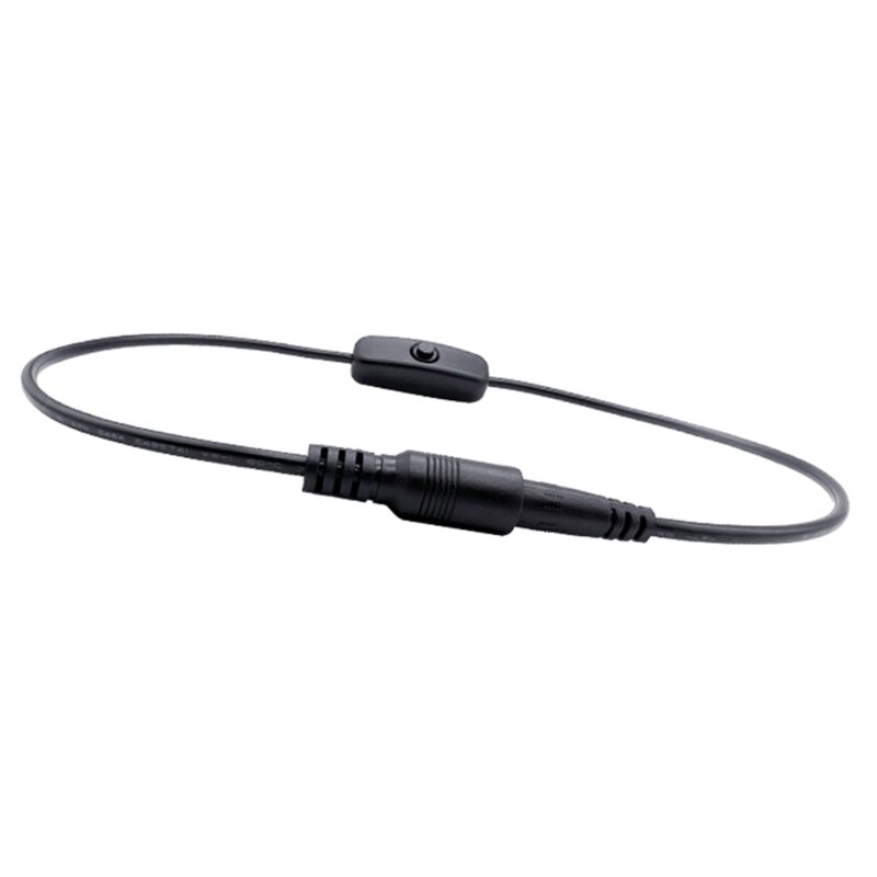 Кабель питания DC5521 от Розетки к Розетке С Кулисными Переключателями Длиной 1,5 м Для светодиодных Ламп Маршрутизаторов И Устройств 12 В 24 В