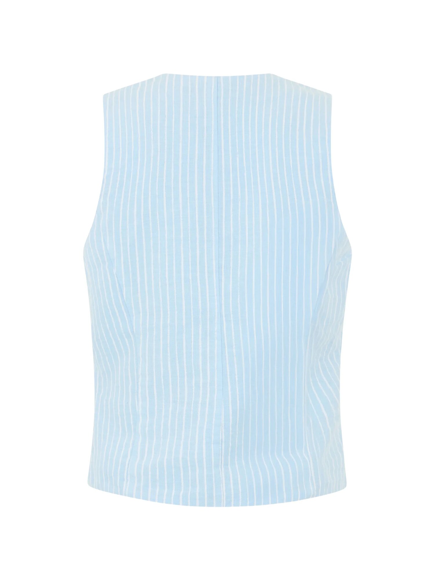 Жилет 120% LINO Striped button-down vest, размер 42 — фото 1