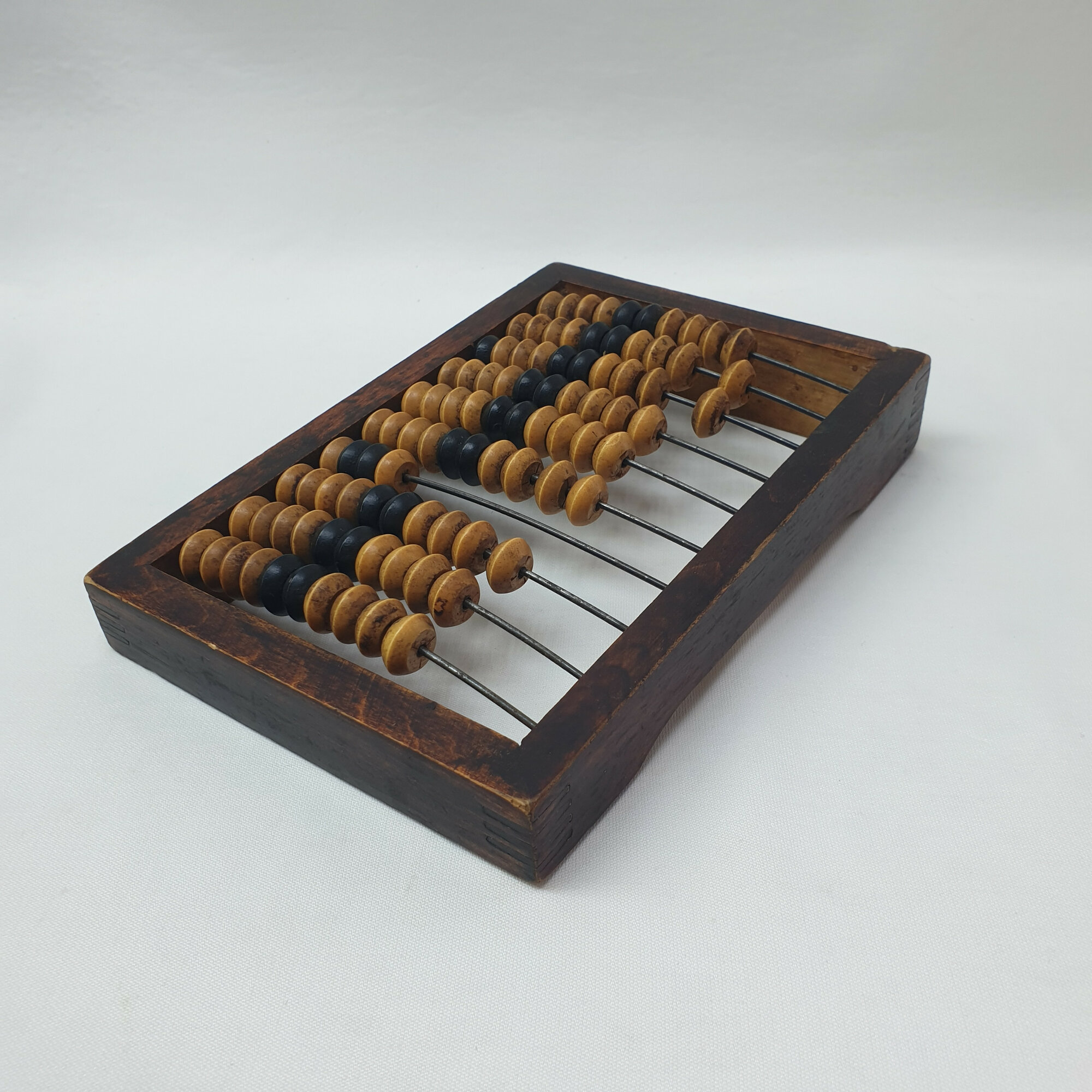 Винтажные счеты 22х15 см, пластиковые костяшки СССР