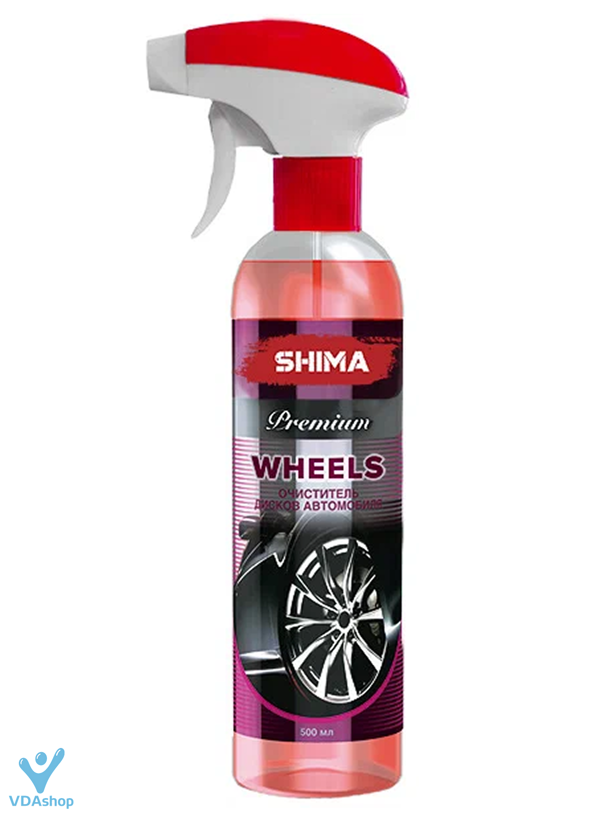 Очиститель дисков SHIMA Premium Wheels, готовый раствор, 500мл