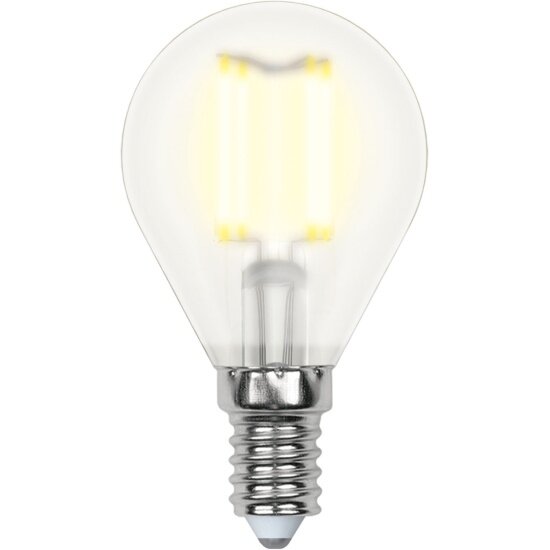 Светодиодная лампа Uniel LED-G45-6W/WW/E14/FR PLS02WH