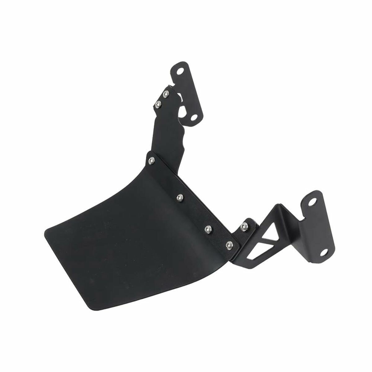 Брызговик заднего колеса для Loncin VOGE DS525/DS525X — заднее крыло, защита, черный, нержавеющая сталь и резина