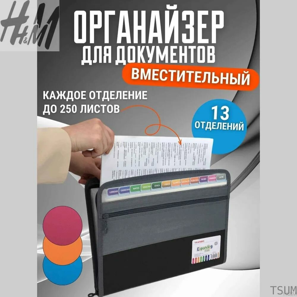 Папка-органайзер A4 (21 29.7 см), 1 шт.