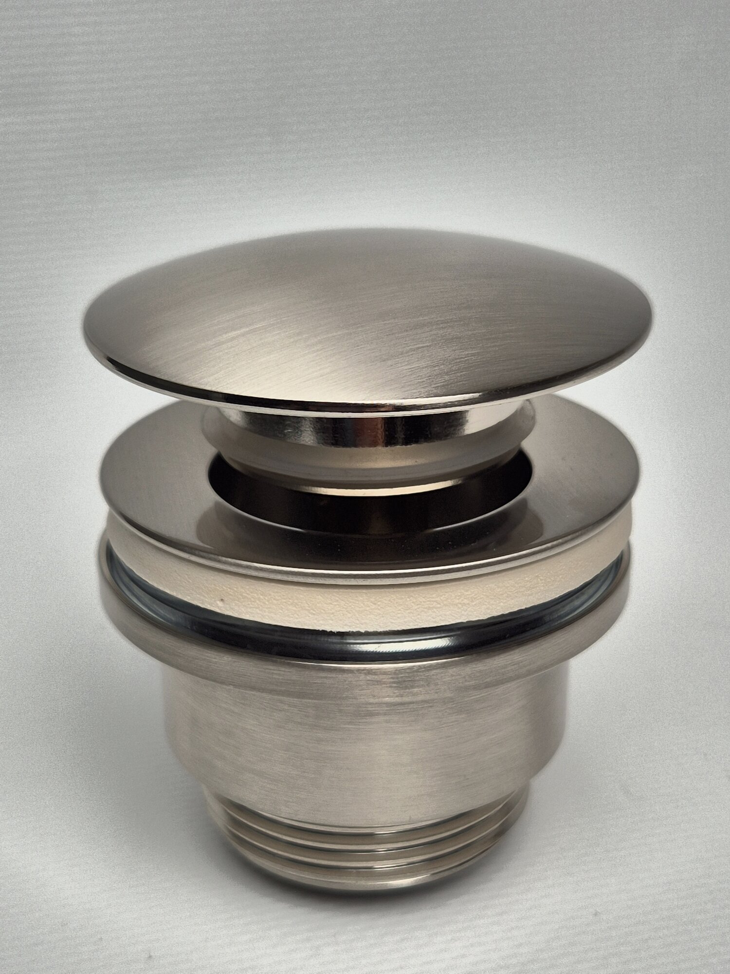 Донный клапан для раковины Vivi Felice, без перелива, латунь, никель