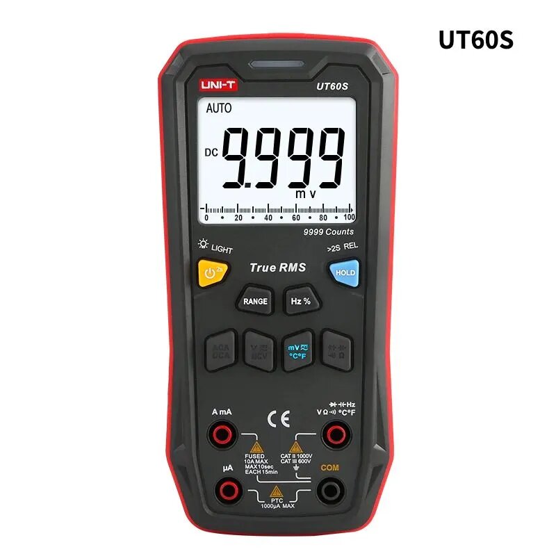 UNI-T UT60S UT60BT Digital Smart Multimeter 1000V AC DC Измеритель напряжения, измеритель тока, испытатель температуры конденсатора