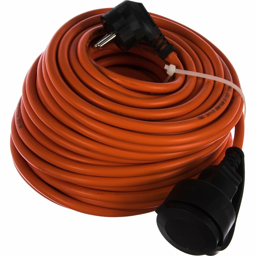 Удлинитель-шнур Gigant с/з ПВС 3х1,5 16A 30м IP 44 INDUSTRY EG PE-016
