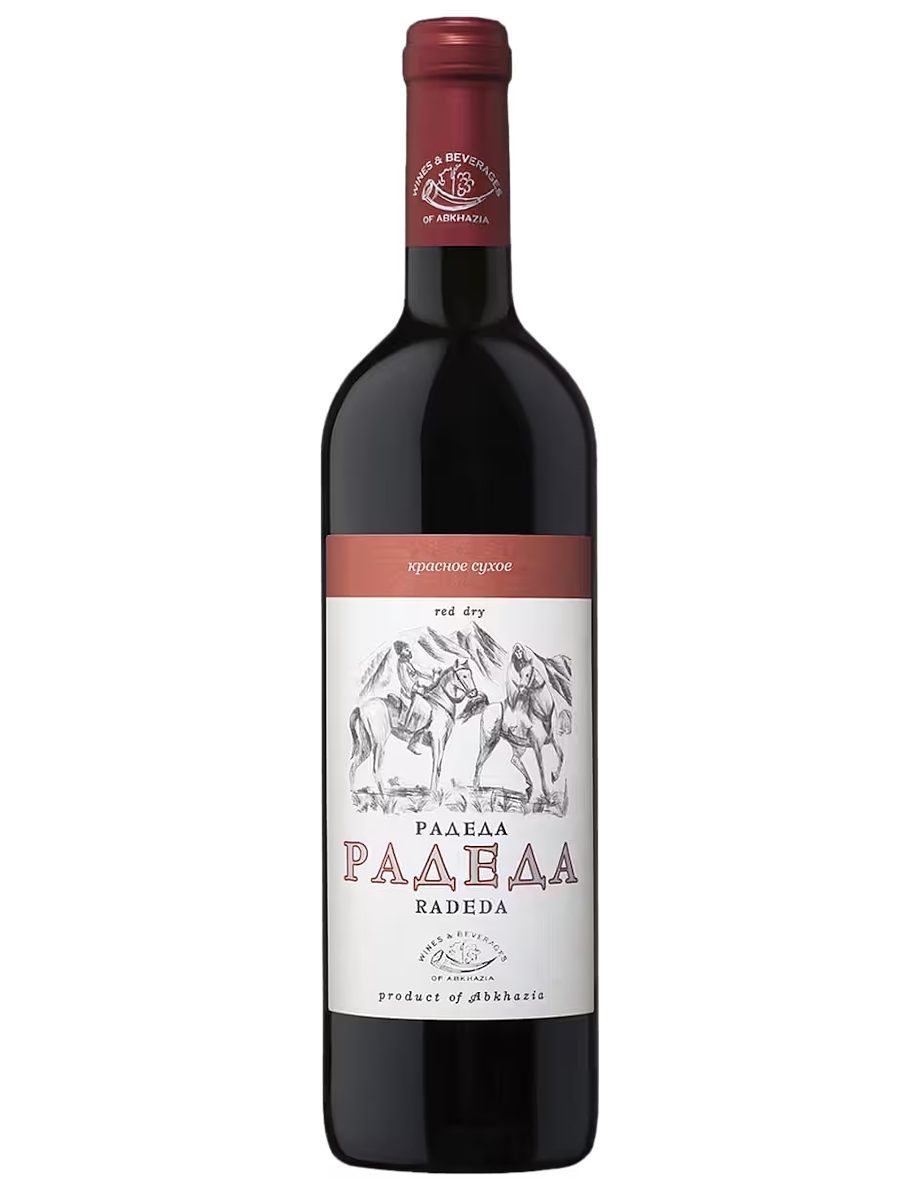 Вино "Радеда" красное, сухое, столовое, 0,75 л, Абхазия, 10%