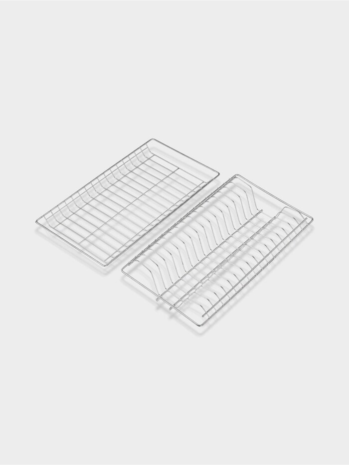 Уценка Комплект посудосушителей для шкафа 50 см, без поддона, 46.5×25.6 см, хром