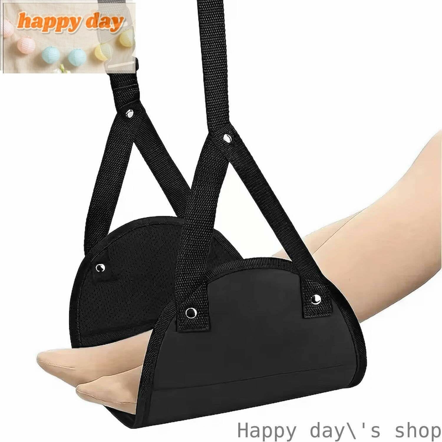 Гамак для ног для путешествий и офиса — портативный компактный с регулируемыми ремнями для самолёта и автомобиля.