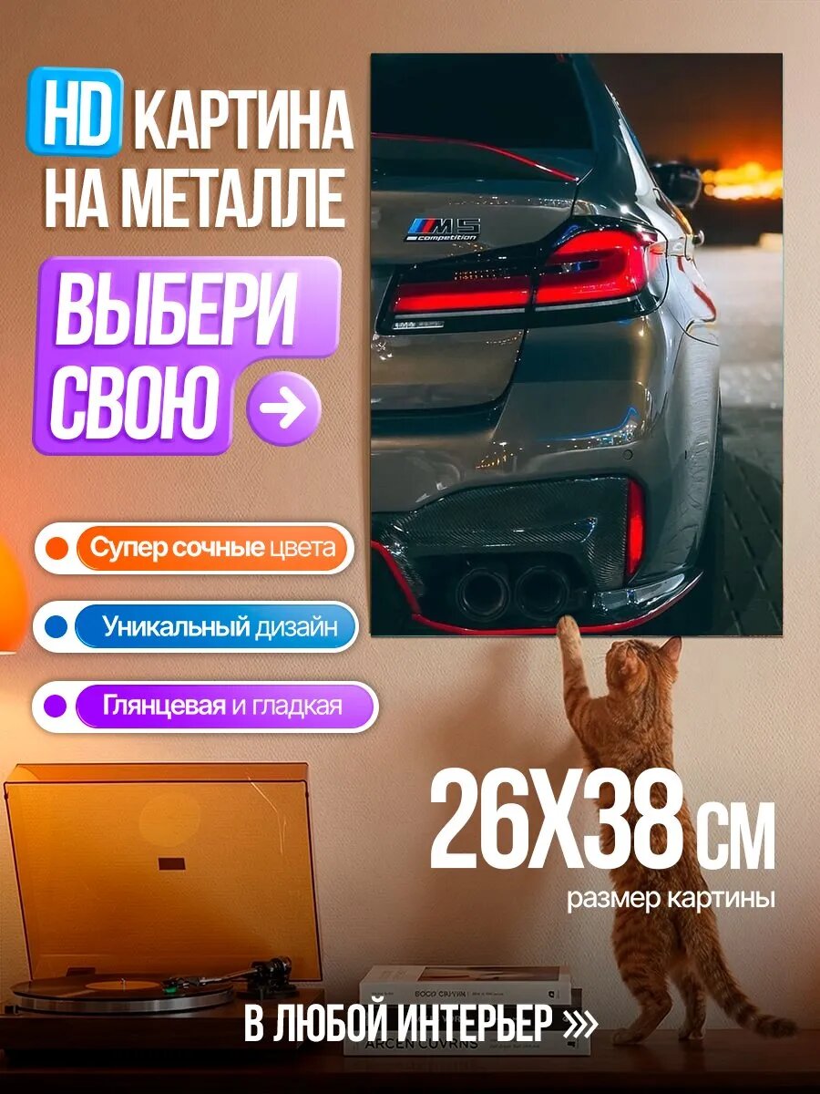 Картина на HD металле BMW M5