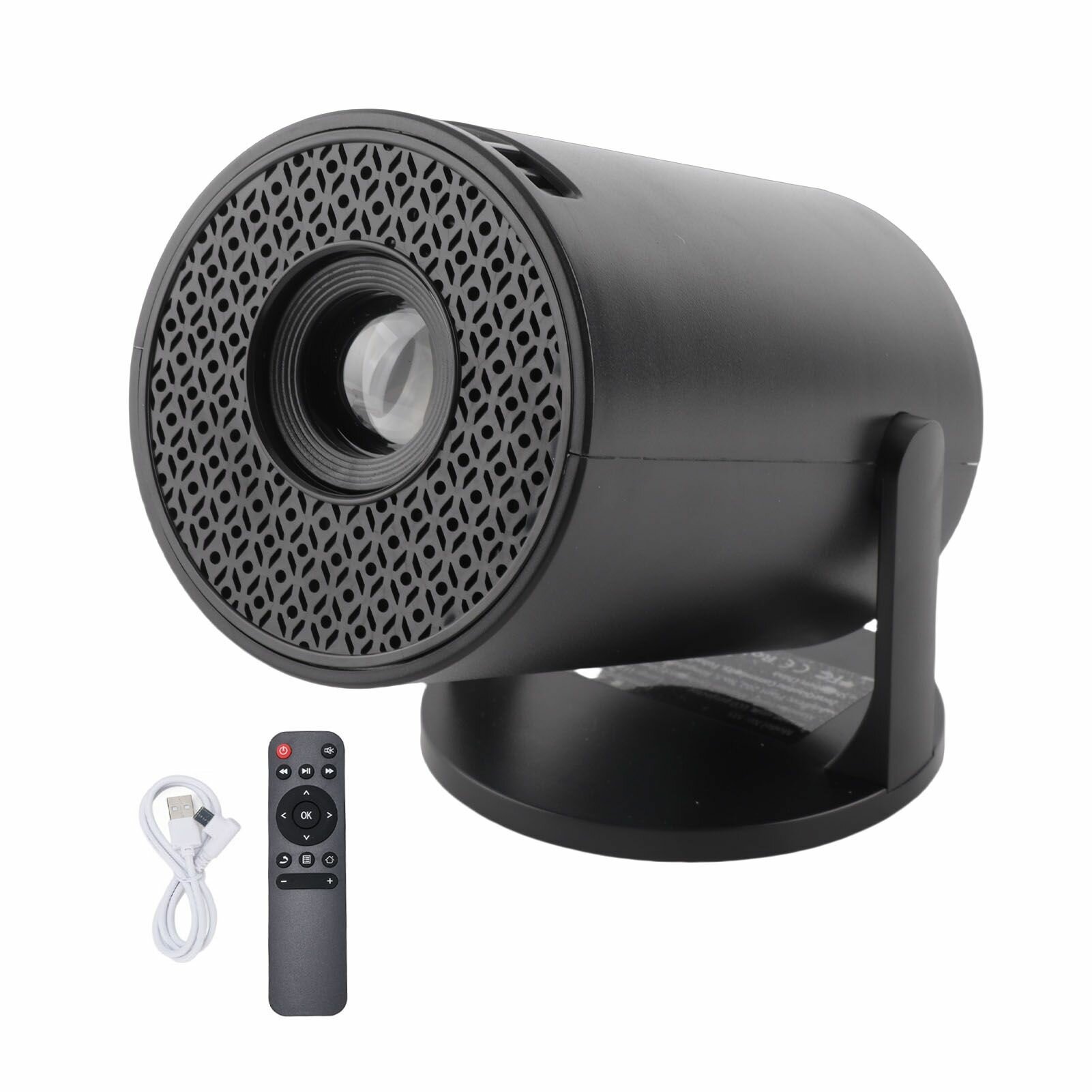 Портативный проектор 1080P с Wi-Fi и Bluetooth, регулируемый на 270 , для дома, офиса, поездок