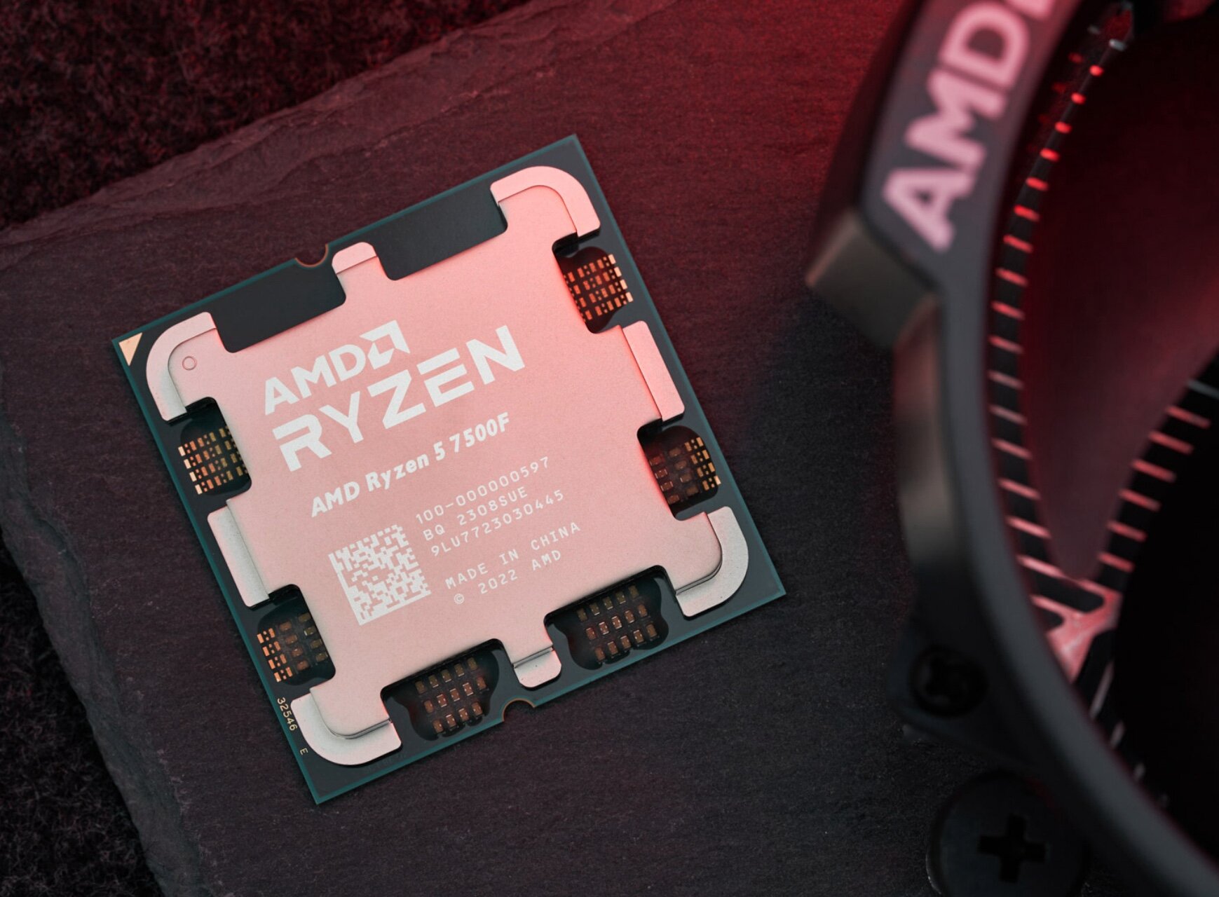 Процессор AMD Ryzen 5 7500f AM5 6 x 3700 MHz , BOX c куллером, без видеоядра