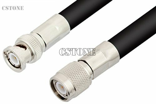 TNC штыревой к BNC штыревой кабель используя RG214 коаксиальный
