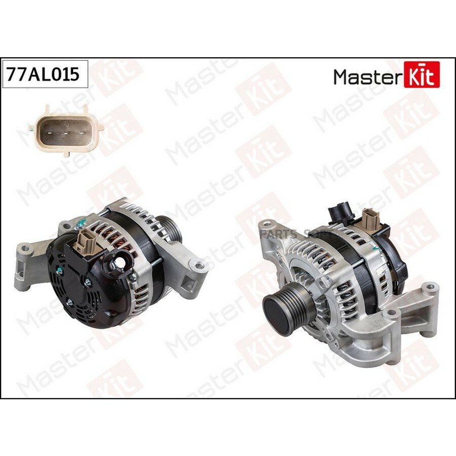 Генератор FORD FOCUS II (120A) (14V 120A) MASTERKIT 77AL015 | цена за 1 шт