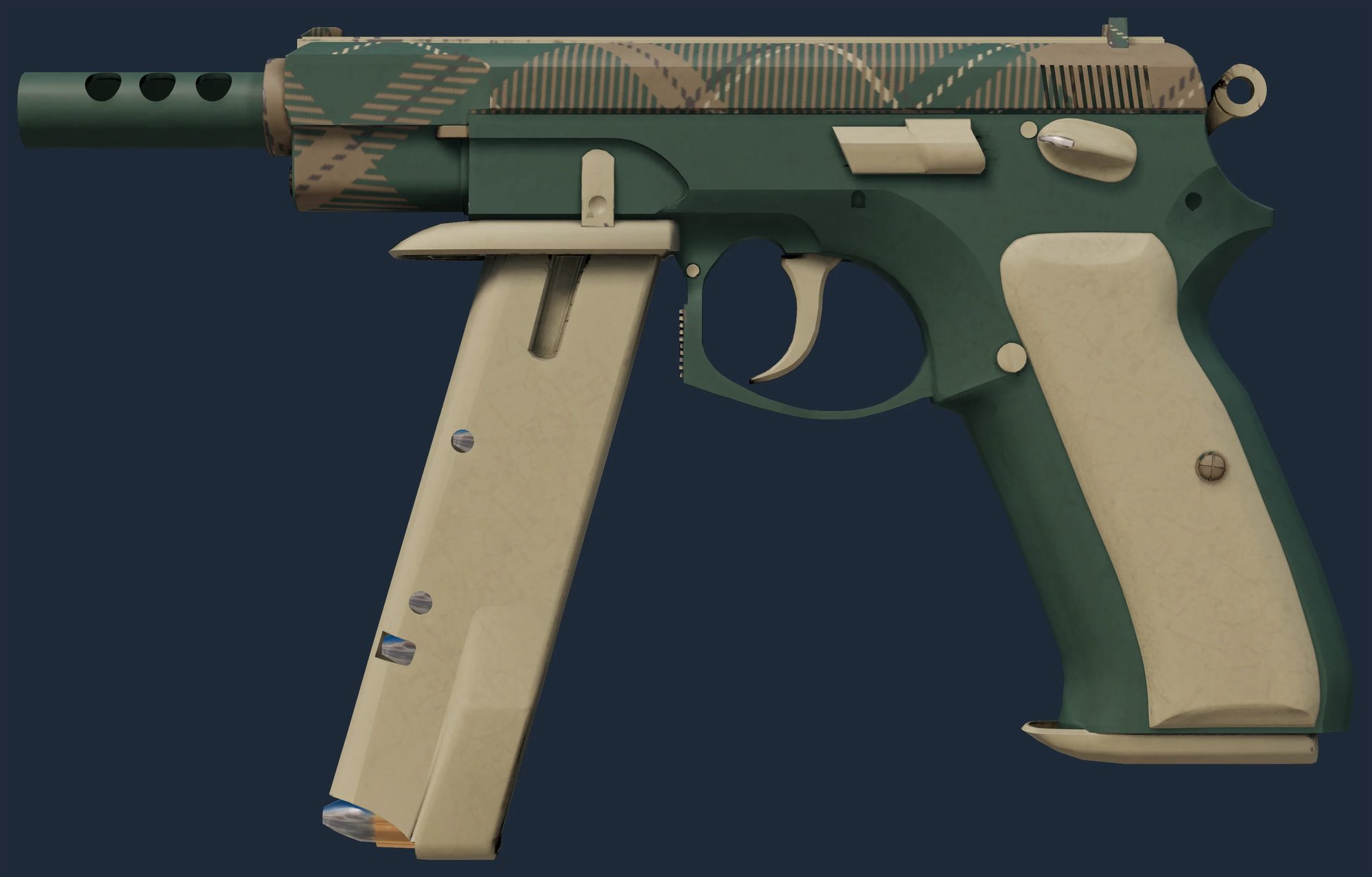 CZ75-Auto | Зеленая клетка (Закалённое в боях) Скины CS2 с быстрой автовыдачей steam trade